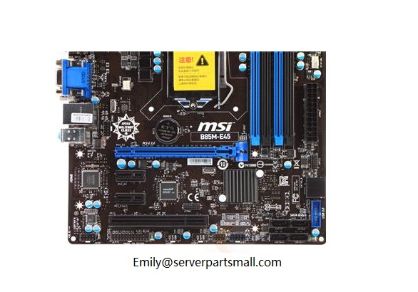 B85 B85M-E45 Motherboard LGA 1150 HDMI/DVI/VGA/RJ45 Core i7/Core i5 ...